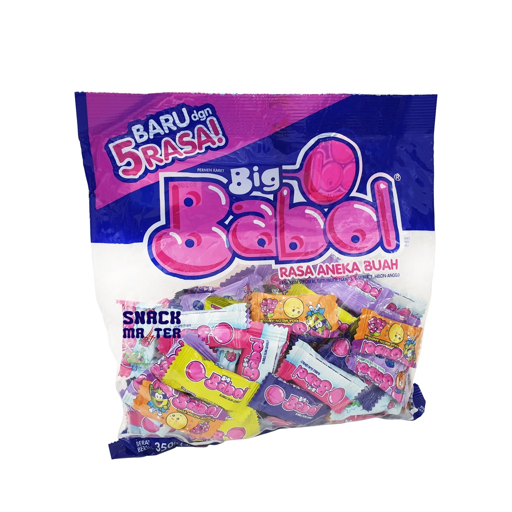 Jual Permen Karet Big Babol Assorted Zak - Netto 350 gram (Isi 100 pcs) | Shopee Indonesia