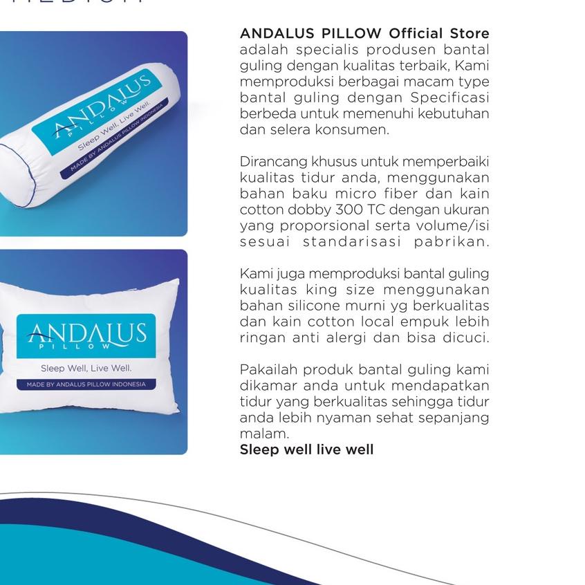 Jual Andalus Pillow - Paket Bundling 2 Set Bantal Guling Tidur Andalus ...