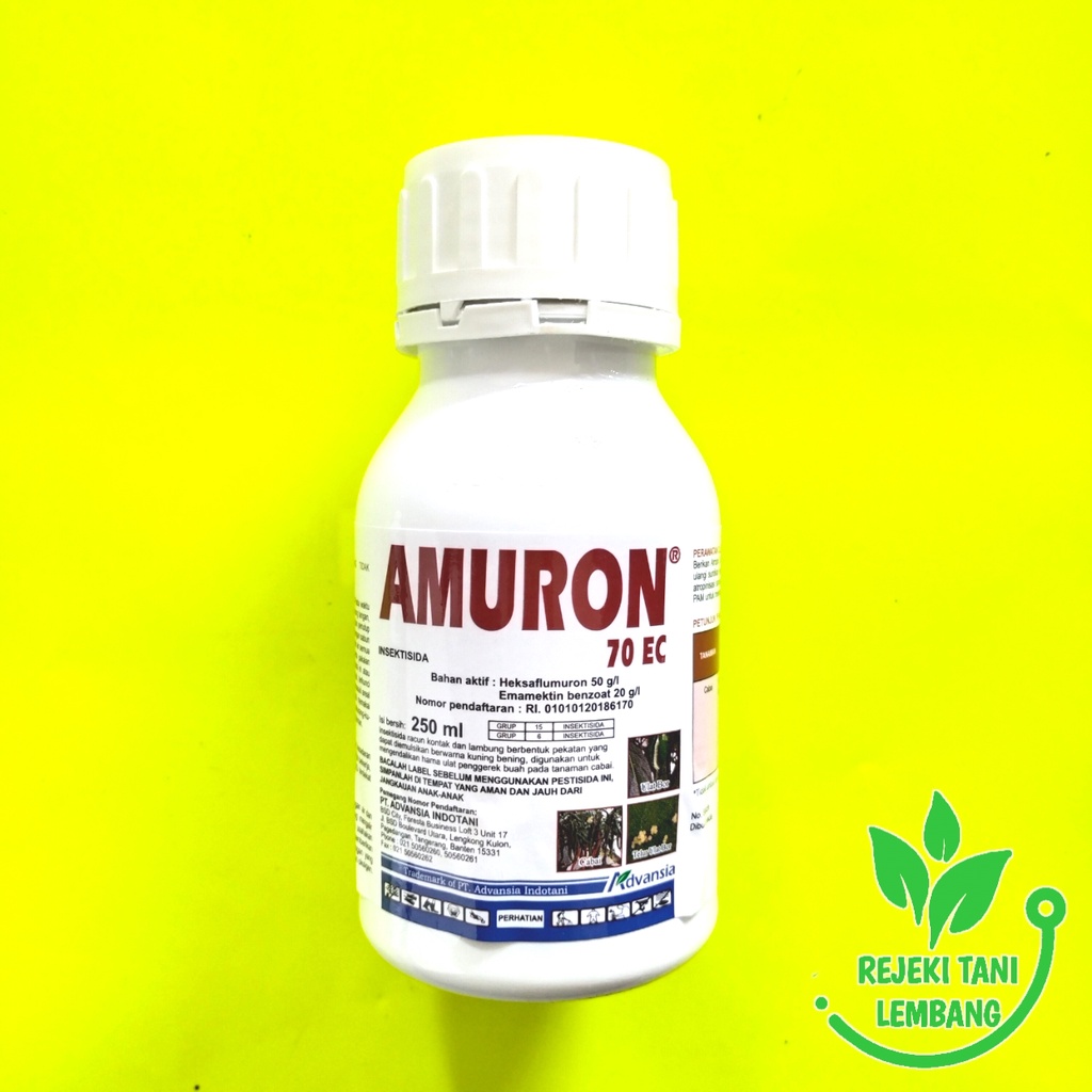 Jual INSEKTISIDA AMURON 70 EC ISI 250 ML PENGENDALI HAMA ULAT PENGGEREK ...