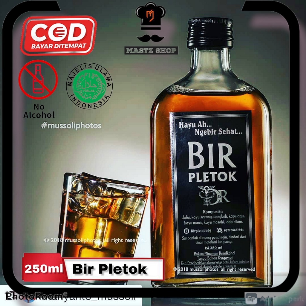 Jual Bir Pletok / Bir Pletok Khas Betawi / Bir Betawi Non Alkohol / Bir ...