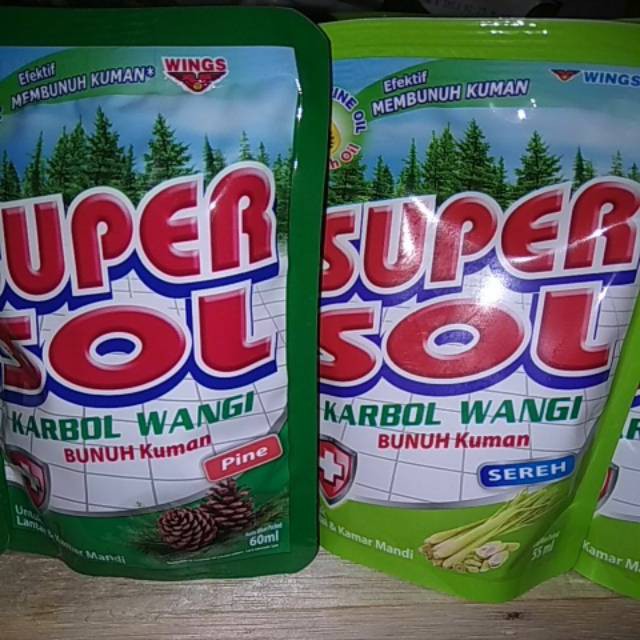 Jual super sol karbol wangi sachet | Shopee Indonesia