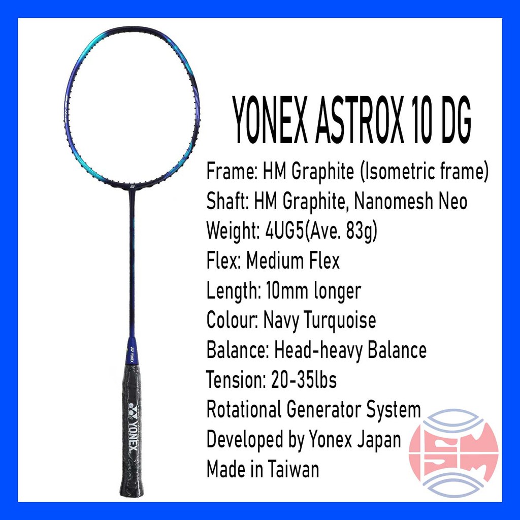 Jual Raket Badminton Yonex Astrox 10 DG Original | Shopee Indonesia