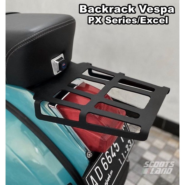 Jual BACKRACK VESPA PX EXCEL/ RAK BELAKANG VESPA PX EXCEL SUPER SPRINT ...