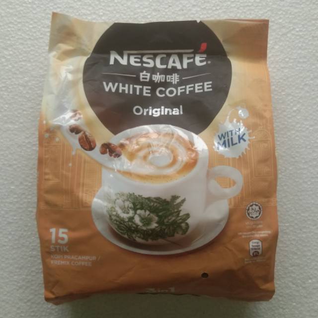 Jual Nescafe white coffee Original with Milk 3 in 1 | Shopee Indonesia