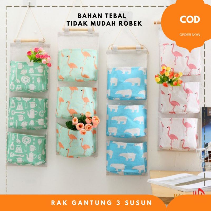 Jual Rak Gantung 3 Sekat Storage Bag Serba Guna Rak 3in1 Susun Rak ...