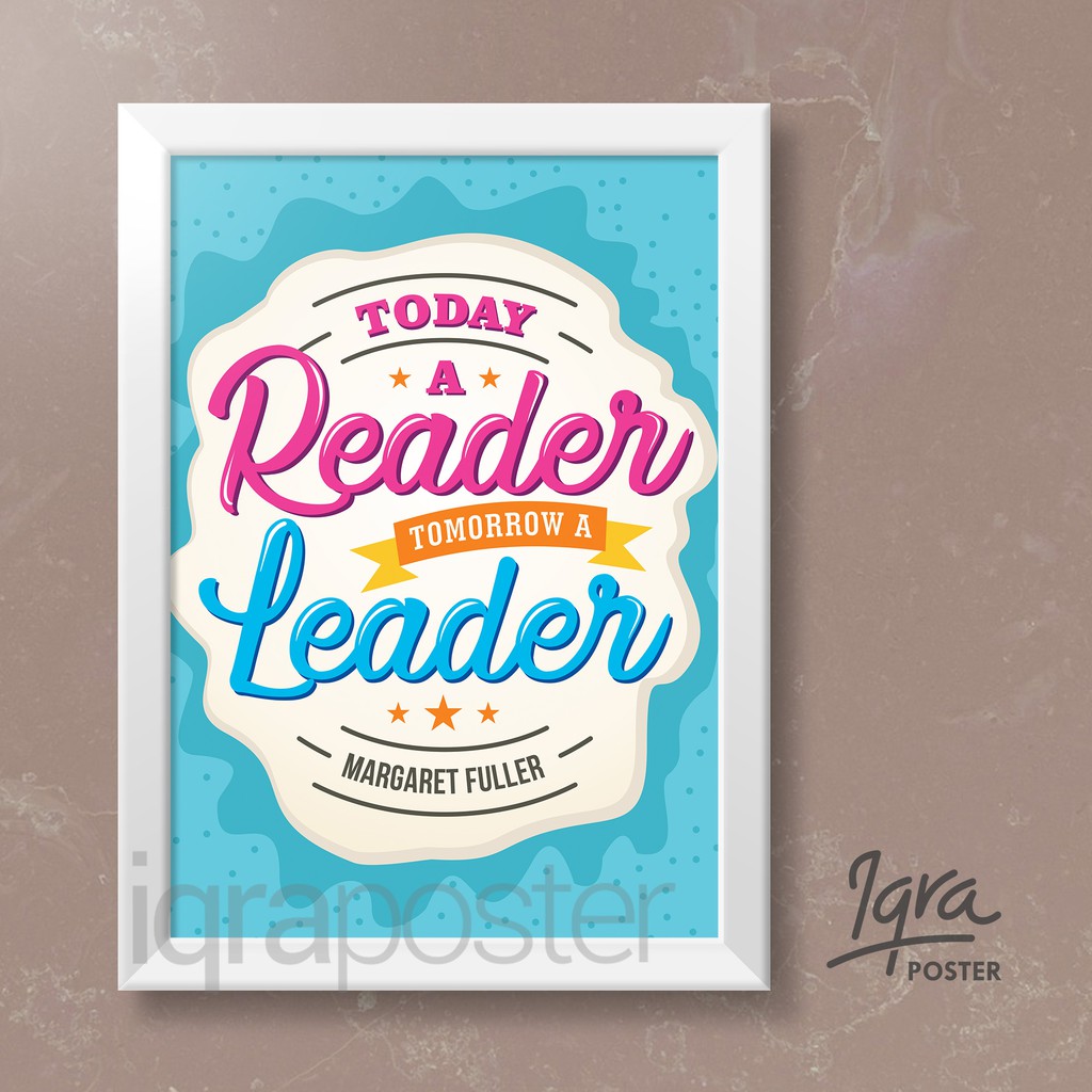 Jual Reader Leader Kids - Poster & Pigura Kamar Anak - Bingkai Frame A4 ...