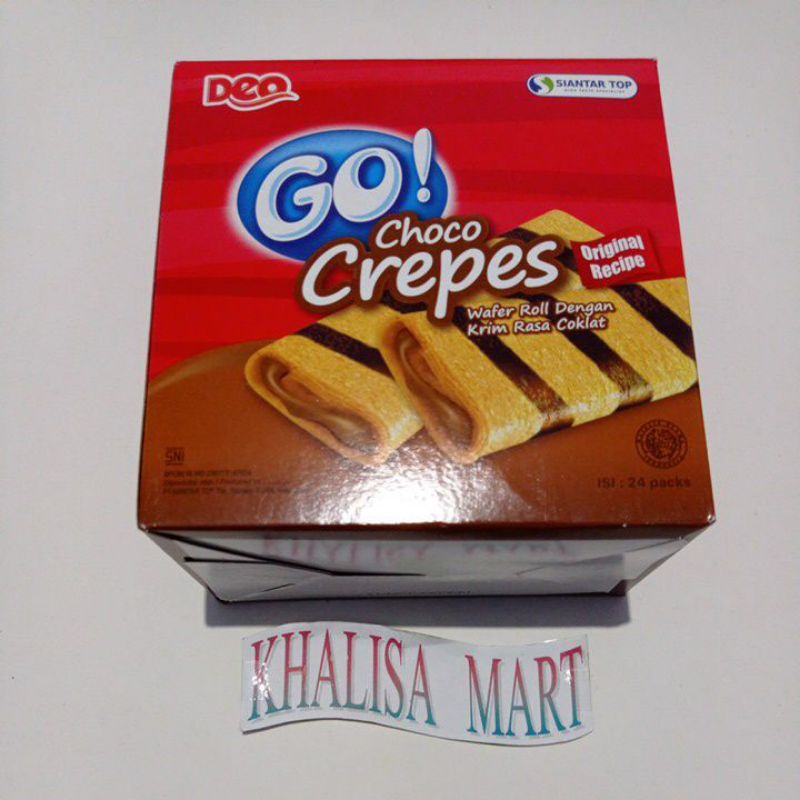 Jual Go Choco Crepes Box | ISI 24 PCS | Shopee Indonesia