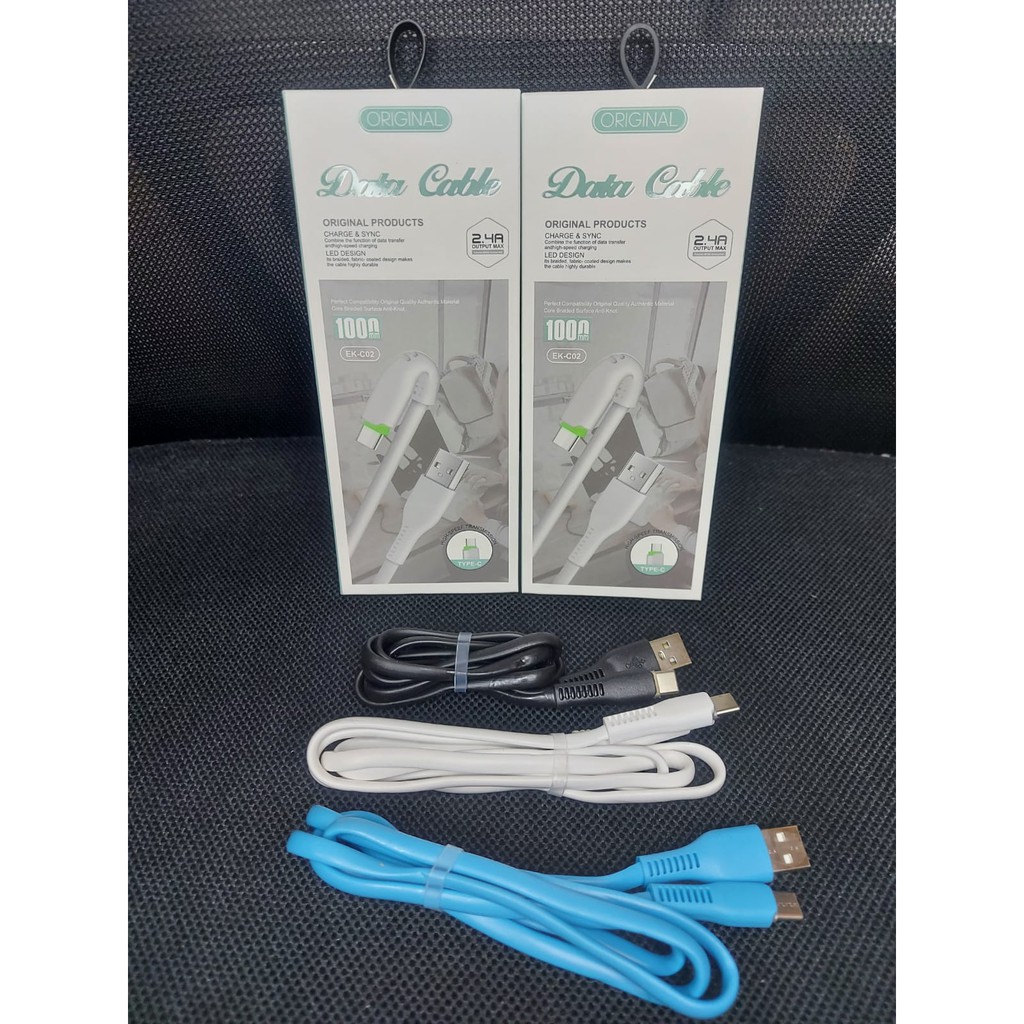 Jual Kabel Data Type-C Led Design Fast Charging 2.4A High Speed ...