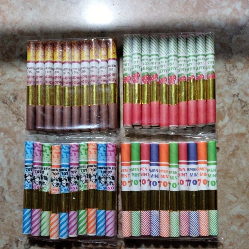 Jual permen rokok permen stik dengan 4 varian rasa | Shopee Indonesia