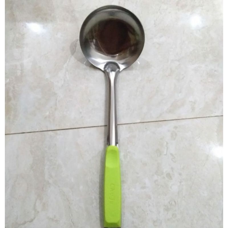Jual Irus Sayur Sendok Sayur Centong Sayur Stainless Steel Tebal Gagang ...