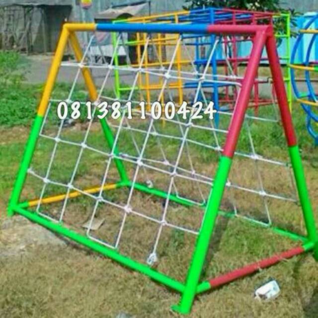 Jual Mainan anak taman bermain jaring laba galvanis playground free ...