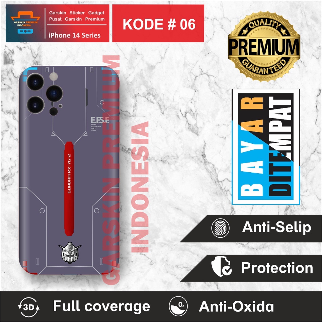 Jual COD Garskin Stiker iPhone 14 Pro Series Motif 6-10 Bisa Request ...