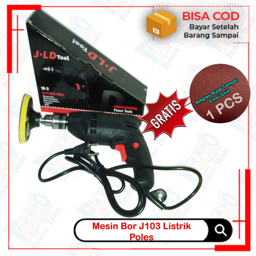 Jual Mesin Bor Listrik Ubah Poles Bodi Motor Body Mobil 10mm 10mili ...