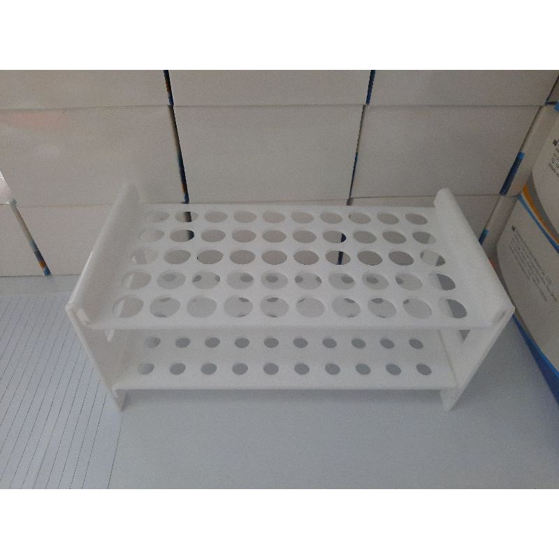 Jual RAK TABUNG 50 LOBANG | RAK VTM | RAK CENTRIFUGE TUBE | DIAMETER 18 ...