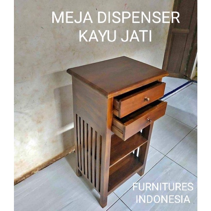 Jual MEJA DISPENSER KAYU JATI / MEJA GALON KAYU JATI (Via Truk ...