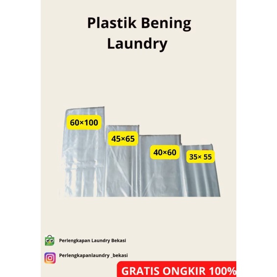 Jual Plastik Bening Laundry 1 Kg | Shopee Indonesia