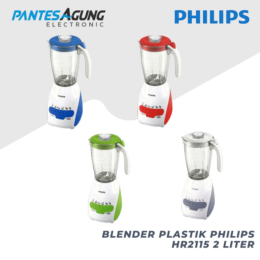 Jual BLENDER PLASTIK PHILIPS HR2115 2 liter | Shopee Indonesia
