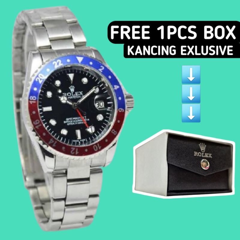 Jual Jam Tangan Rolex Pria Analog Anti Air Otomatis Automatic Premium ...