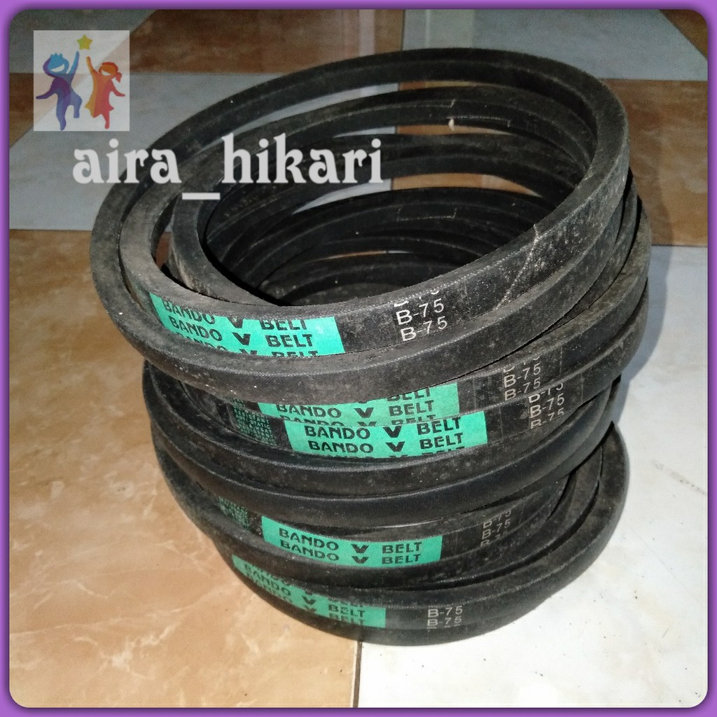 Jual Bando B 75 V Belt / Fan Belt / Tali Kipas / Tali Pulley | Shopee ...