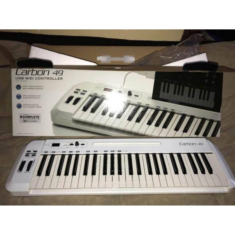 Jual SAMSON CARBON 49 / SAMSON CARBON49 USB MIDI CONTROLLER KEYBOARD | Shopee Indonesia