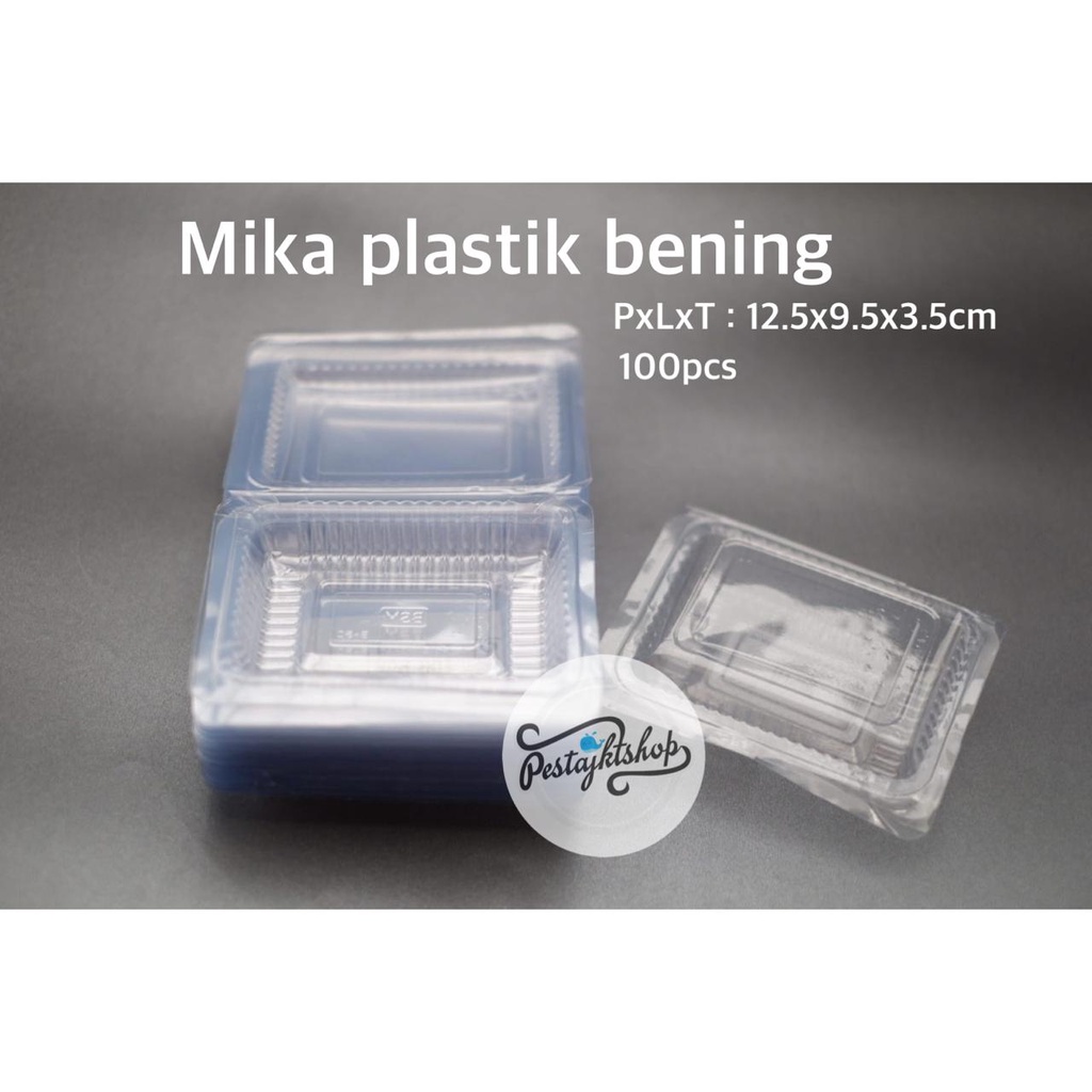 Jual Mika plastik bening 5c isi 100pcs | Shopee Indonesia