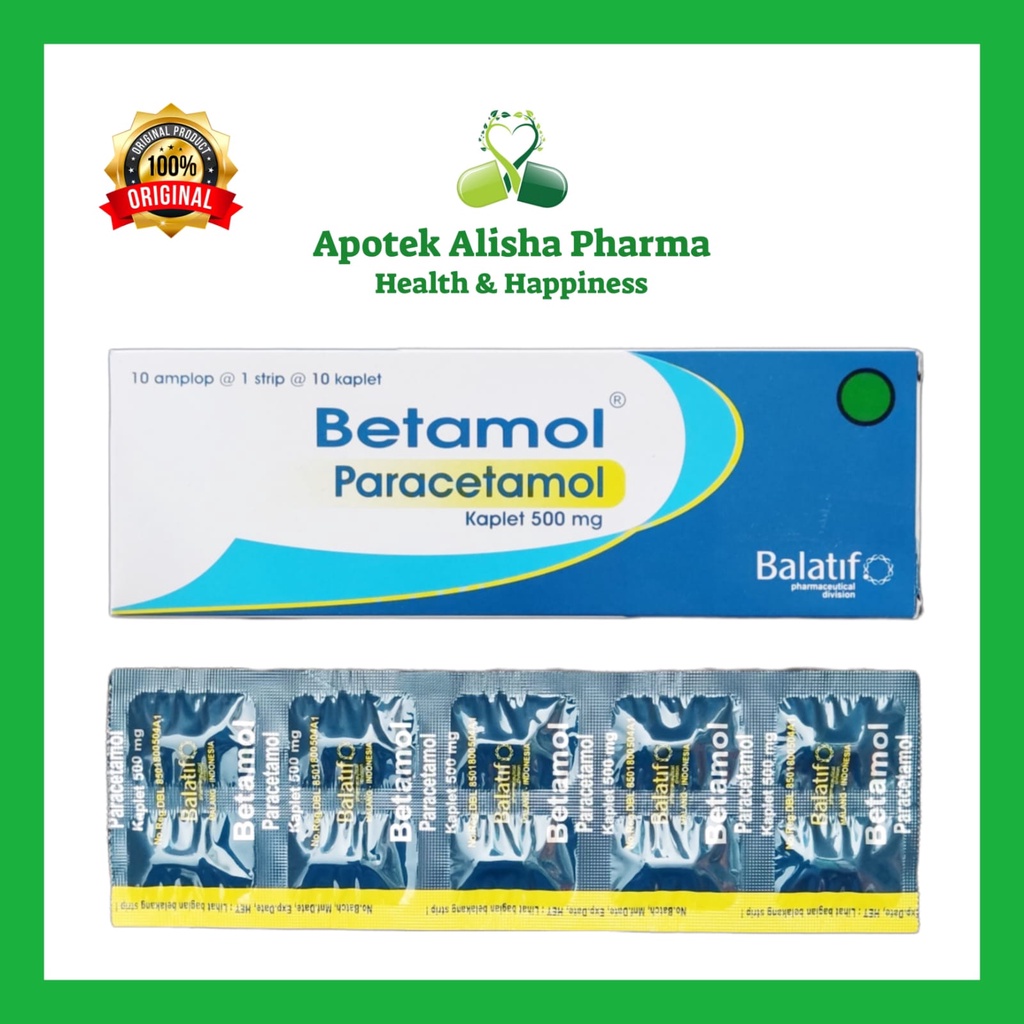Jual Betamol Tablet Box isi 100 / Strip - Penurun Panas Demam Pereda ...