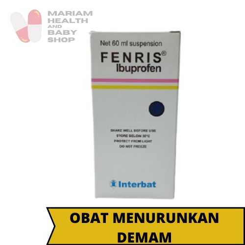 Jual FENRIS SIRUP 60 ML | Obat Penurun Demam Anak | Meredakan Nyeri ...