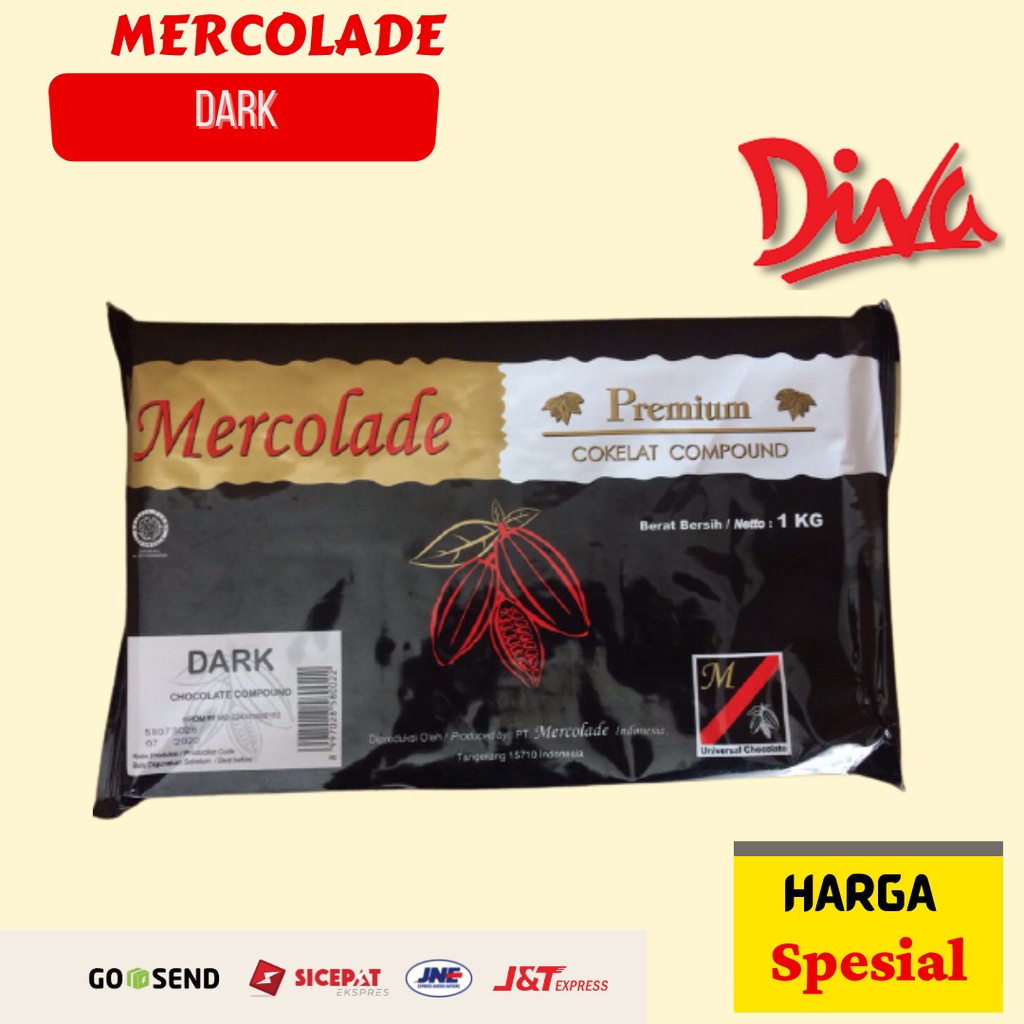 Jual [1 kg ] Mercolade Compound Dark | Shopee Indonesia