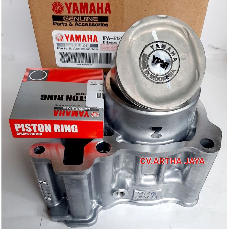 Jual CYLINDER BLOK BORING BURENG SET KIT KOMPLIT ASSY + PISTON KIT SET ORIGINAL ASLI YAMAHA ...