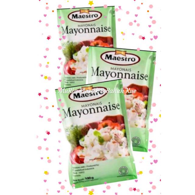 Jual Mayonise maestro 100gr/mayo/mayonise/mayo sachet | Shopee Indonesia