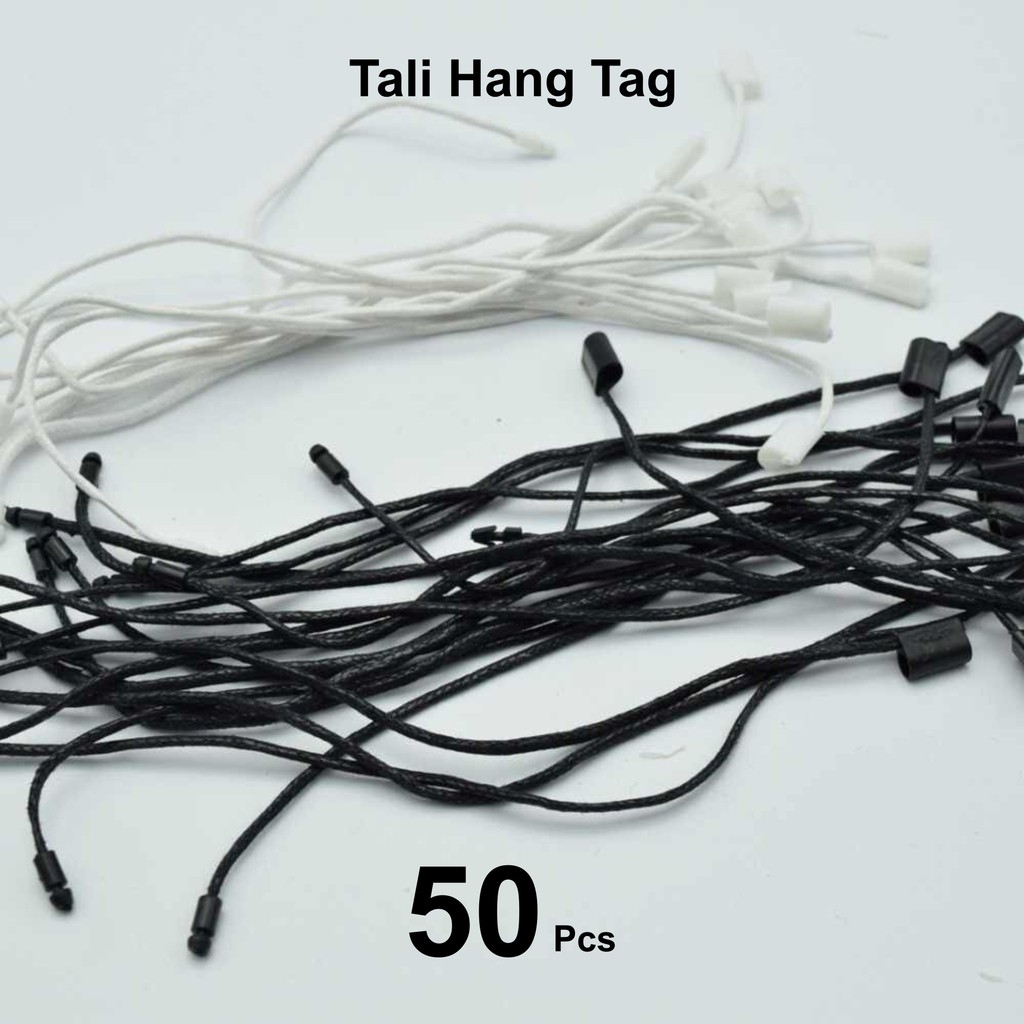Jual 50 PCS - TALI HANGTAG MURAH LOOP PIN HANG TAG LABEL BAJU PAKAIAN ...