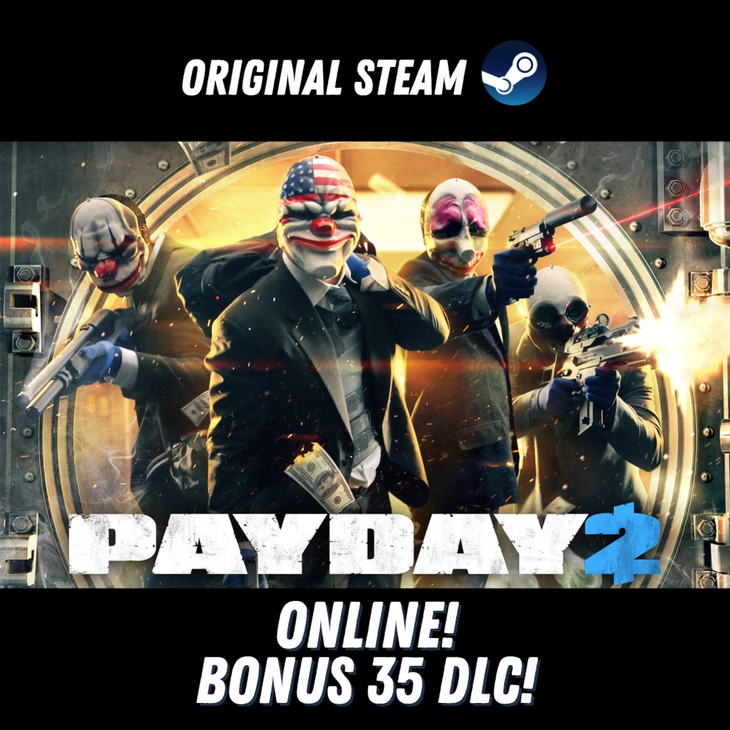 Jual Payday 2 Original Steam Pc game Bonus 35 DLC | Shopee Indonesia