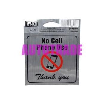 Jual KRIS STIKER NO CELL PHONE USE STICKER SIGN LABEL ANODIZED NO CELL ...