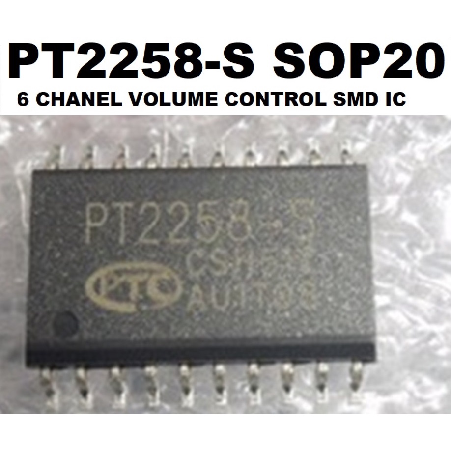 Jual PT2258 6 channel Digital Volume Control IC w CMOS Technology ...