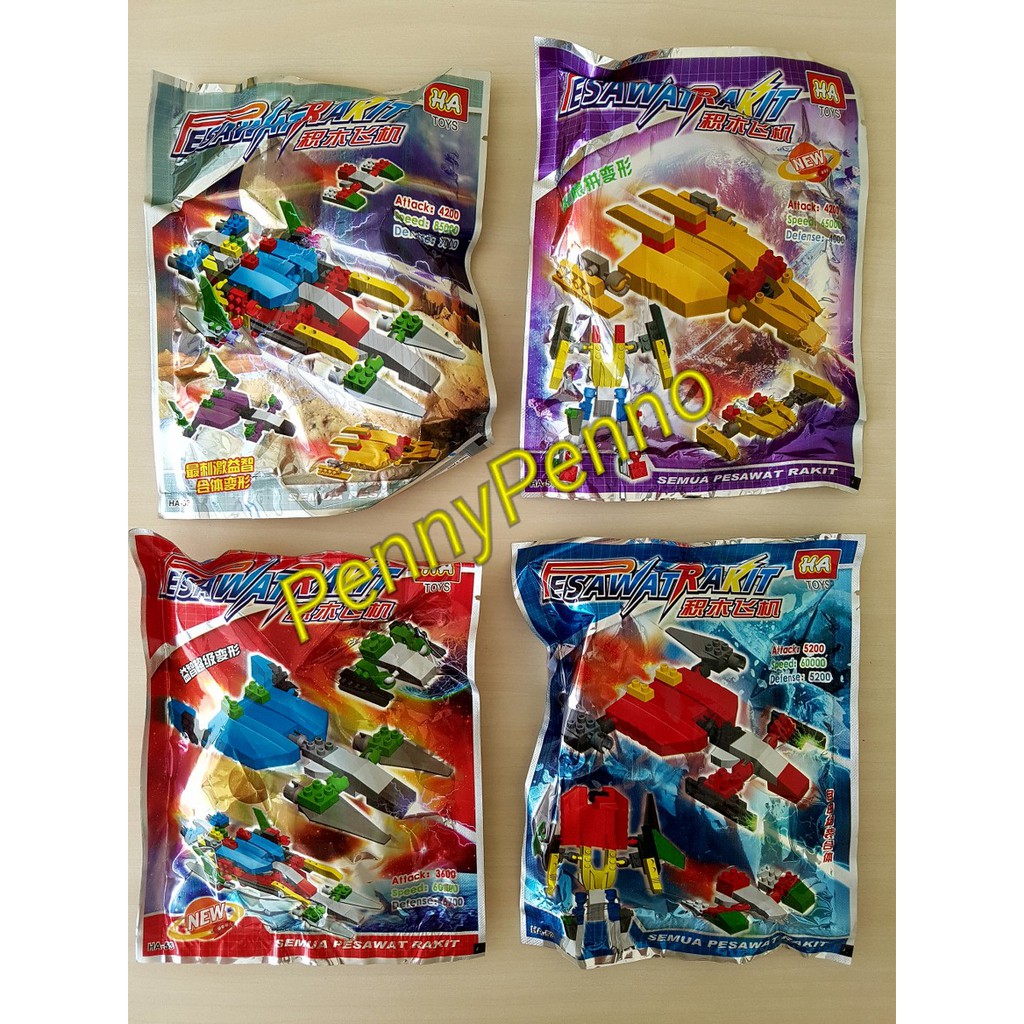 Jual Mainan Robot Pesawat Rakit / Pesawat Tempur/ Jet Fighter /Joint ...