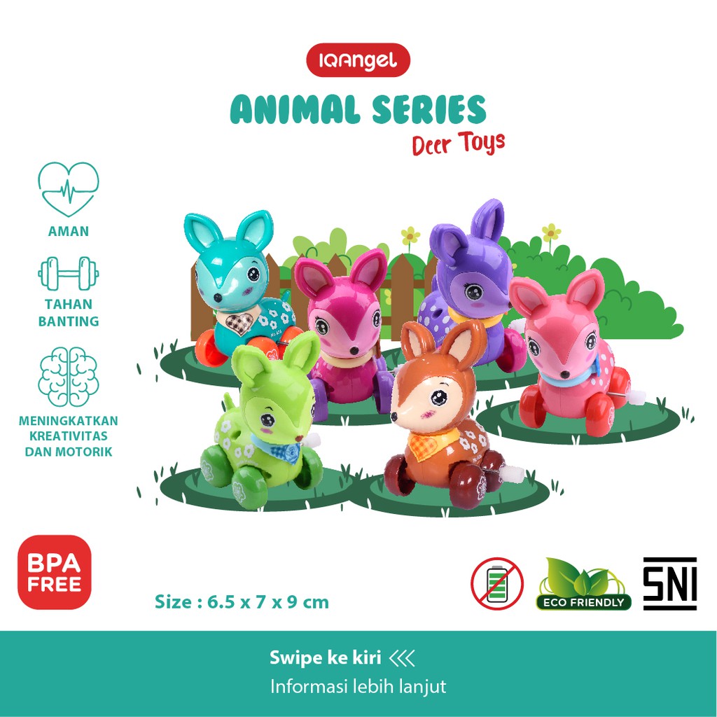 Jual IQ ANGEL Deer Toys / Mainan Rusa / Mainan Motorik Anak / Mainan ...