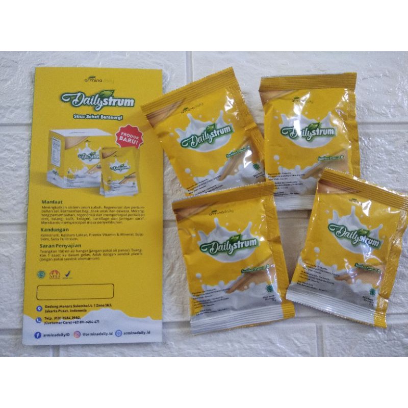 Jual Susu Daily Strum ( ecer / 1 sashet) | Shopee Indonesia