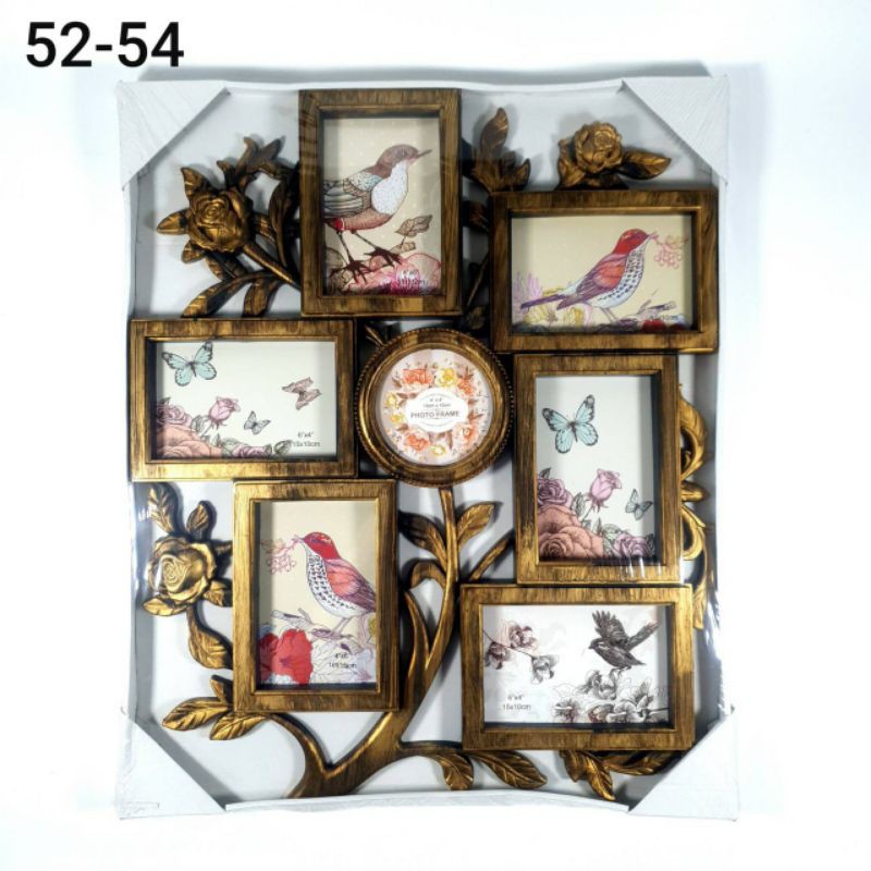 Jual bingkai gold emas kuning tembaga frame family tree keluarga family ...