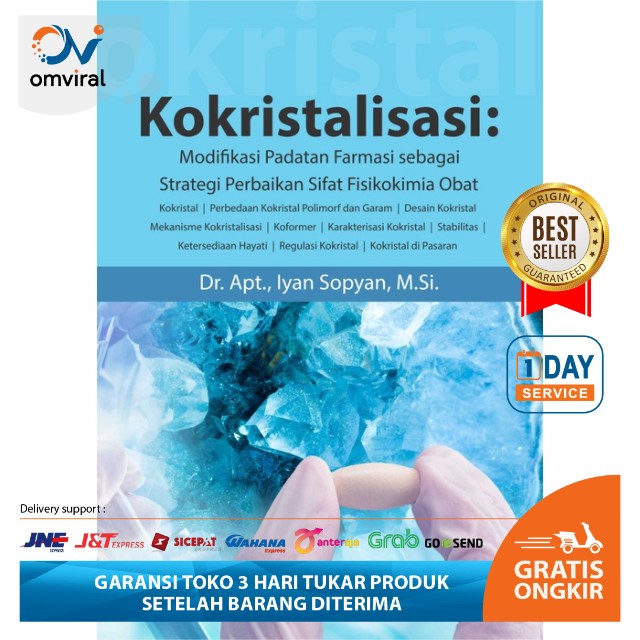 Jual Buku Farmasi Kokristalisasi: Modifikasi Padatan Farmasi Lengkap ...