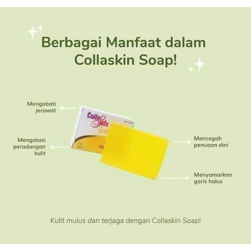 Jual COLLASKIN SOAP GOLD | Shopee Indonesia