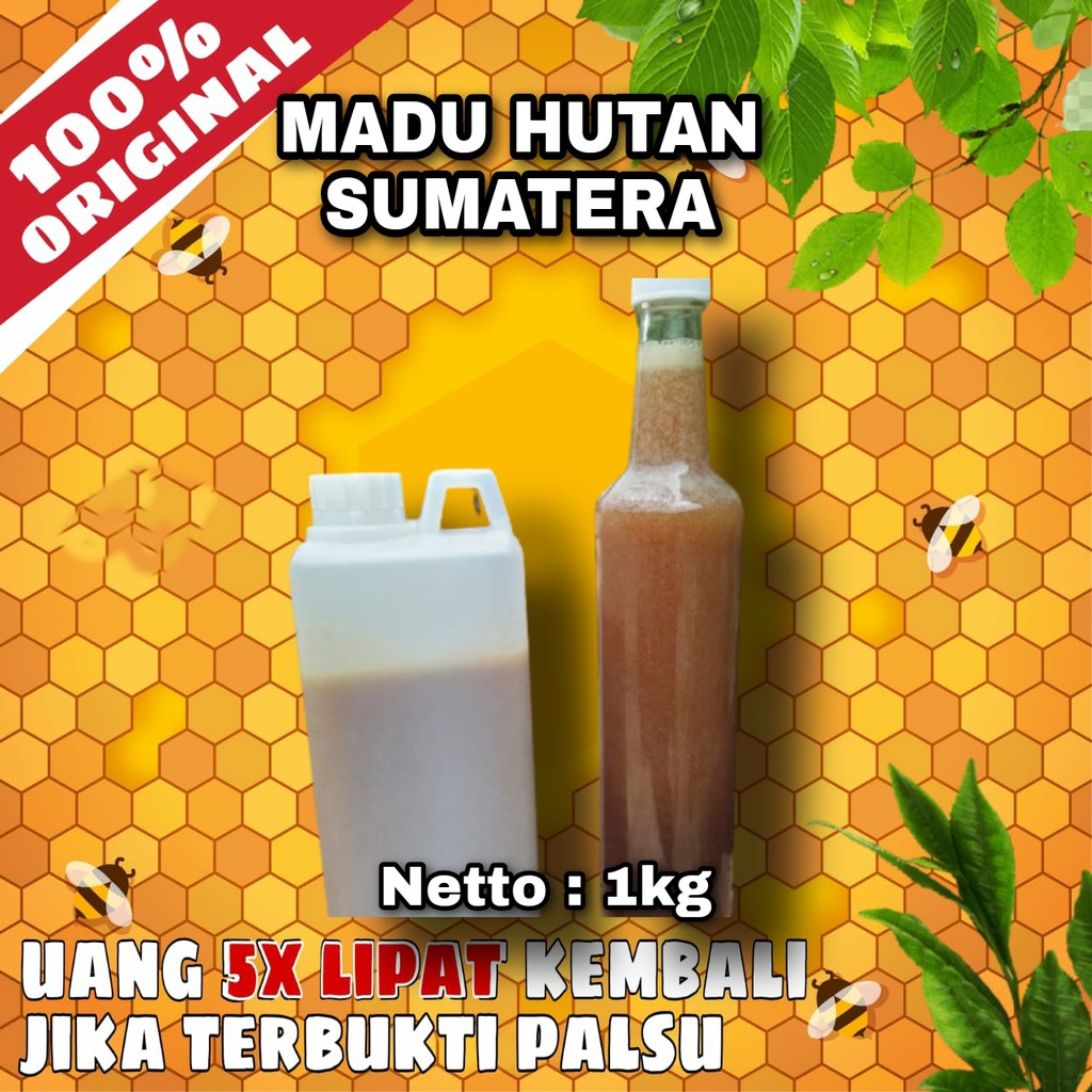 Jual Madu Murni Asli 1kg - Madu Hutan Sumatera Murni 100% Asli | Shopee ...
