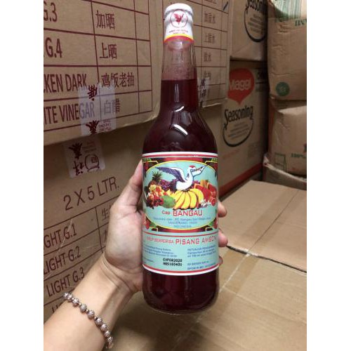 Jual Sirup Cap Bangau Rasa Pisang Ambon Isi 24 Botol | Shopee Indonesia