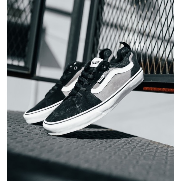 Jual Vans Filmore Black Grey | Shopee Indonesia