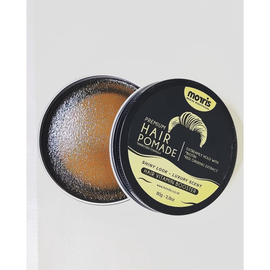 Jual Morris Premium Hair Pomade Vitamin Booster Premium Ginseng 80gr ...
