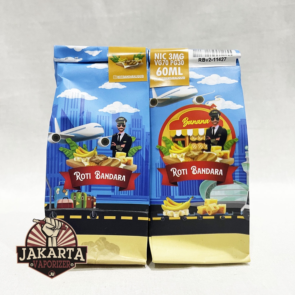 Jual ROTI BANDARA V2 BANANA MOCHA 60ML 3MG 6MG BY JAVA JUICE | Shopee ...