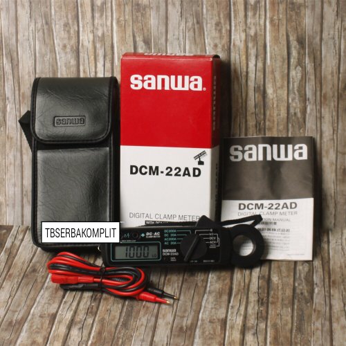 Jual Sanwa DCM-22AD AC DC Digital Clamp Meter Tang Ampere DCM22D DCM 22 ...