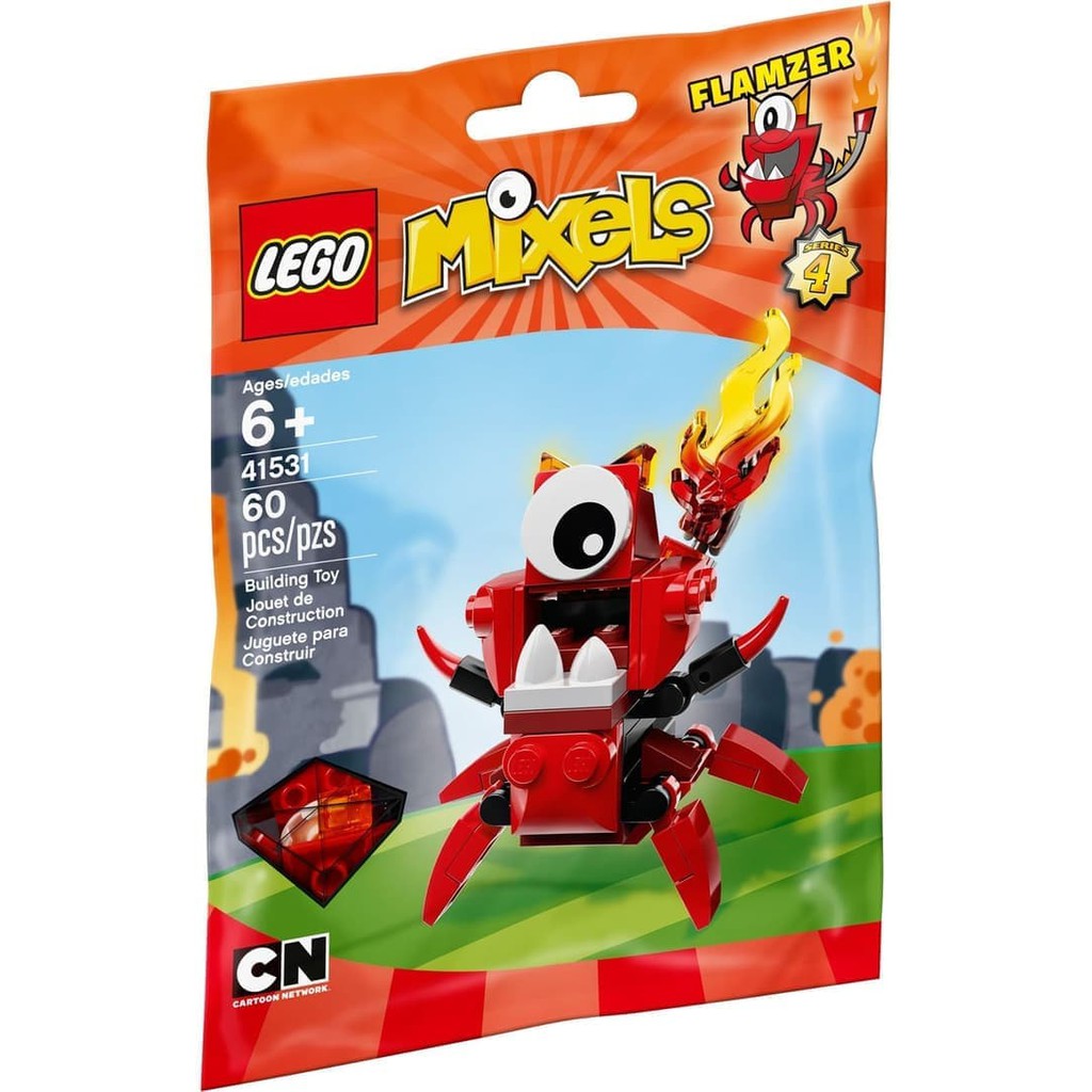 Jual LEGO 41531 - Mixels - Mixels Series 4 Flamzer | Shopee Indonesia