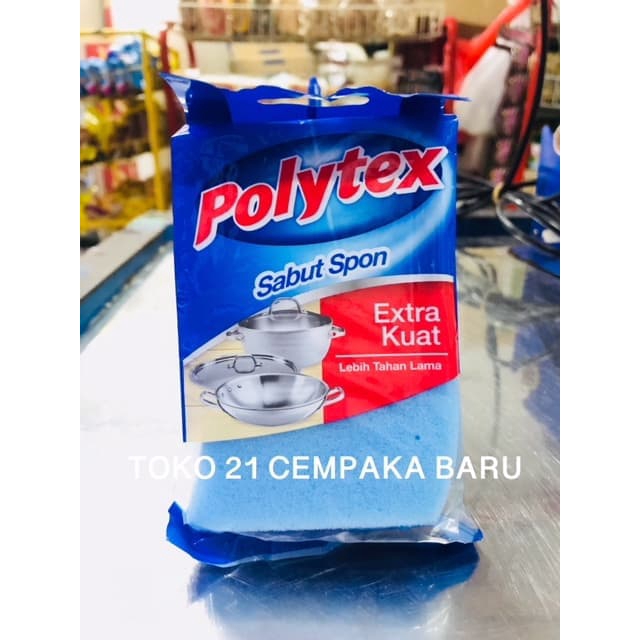 Jual Polytex Sabut Spon Extra Kuat Lebih Tahan Lama | Spons Sponge ...