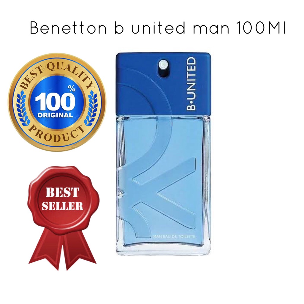 Jual PARFUM READY STOCK B. United Man Benetton for men 100ml ( NON BOX ...
