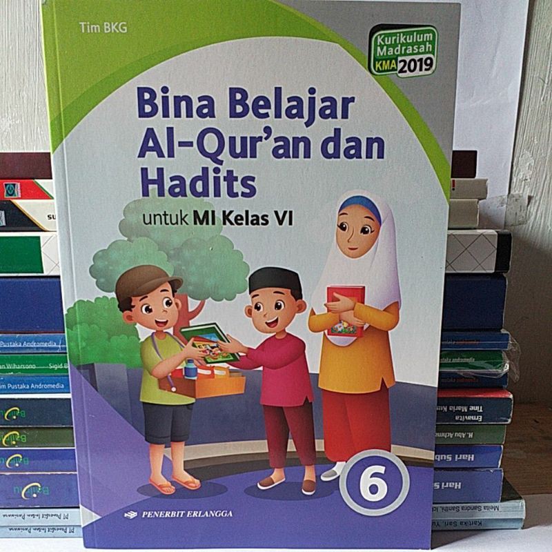 Jual Buku Bina Belajar Al-Qur'an dan Hadits Untuk MI Kelas VI Erlangga | Shopee Indonesia